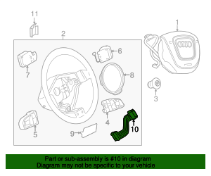 2008-2012 Audi Wire Harness 4F0-971-589-C | Audi USA Parts