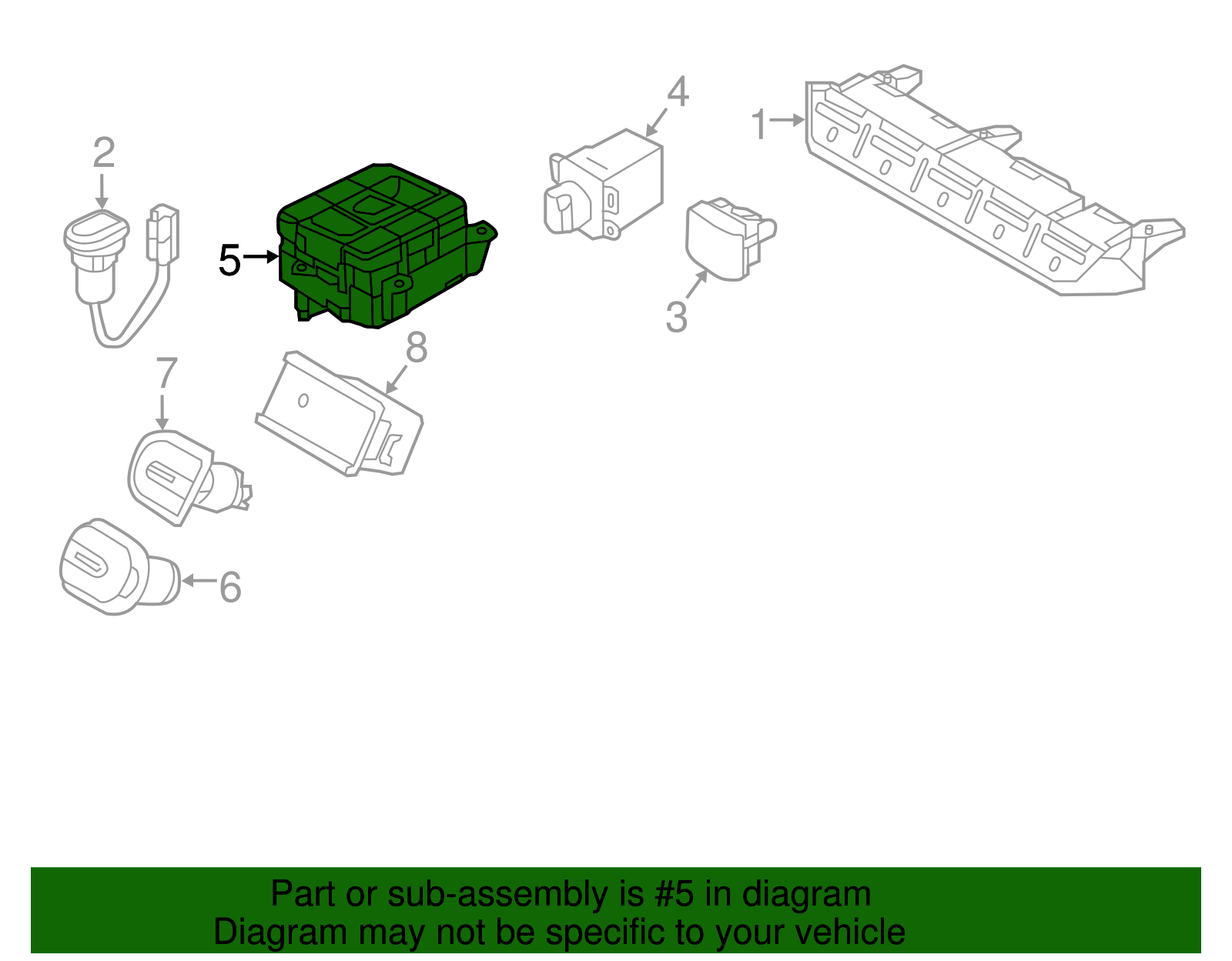 93600-C6000 - Prk Brake Switch 2016-2020 Kia Sorento | Kia.Parts Store