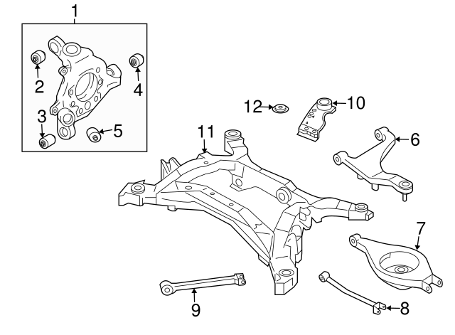 55400-AM00A - Cross-Member - 2003-2006 Infiniti G35 | Discount Infiniti ...