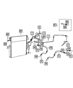 2015-2018 Ram Radiator To Condenser Bracket, Left 68227806AA | My Mopar ...