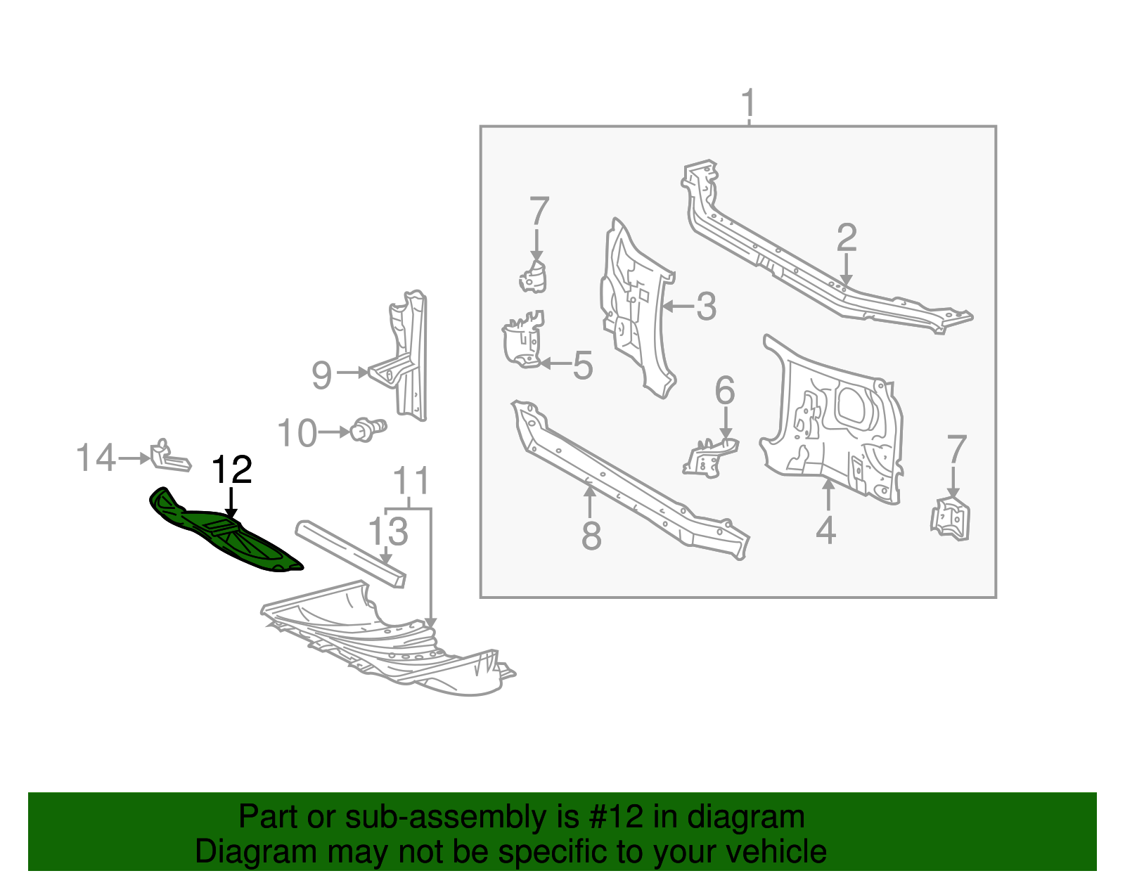 Genuine Toyota Splash Shield part# 51444-34010 for 2000-2006 Toyota ...