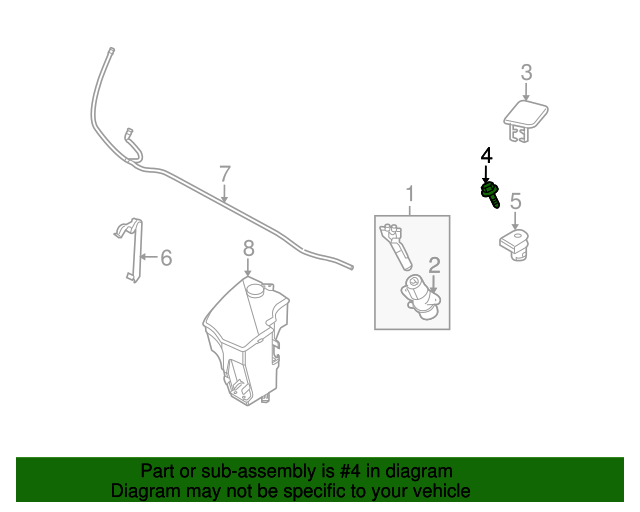 Genuine BMW 07-11-9-904-714 | Headlight Washer Cover Bolt | FREE ...