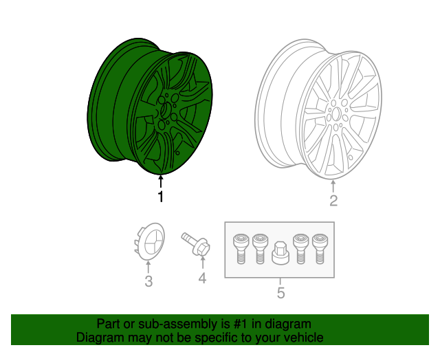 Genuine BMW 36-11-6-856-893 | Wheel, Alloy | FREE Shipping on Most ...