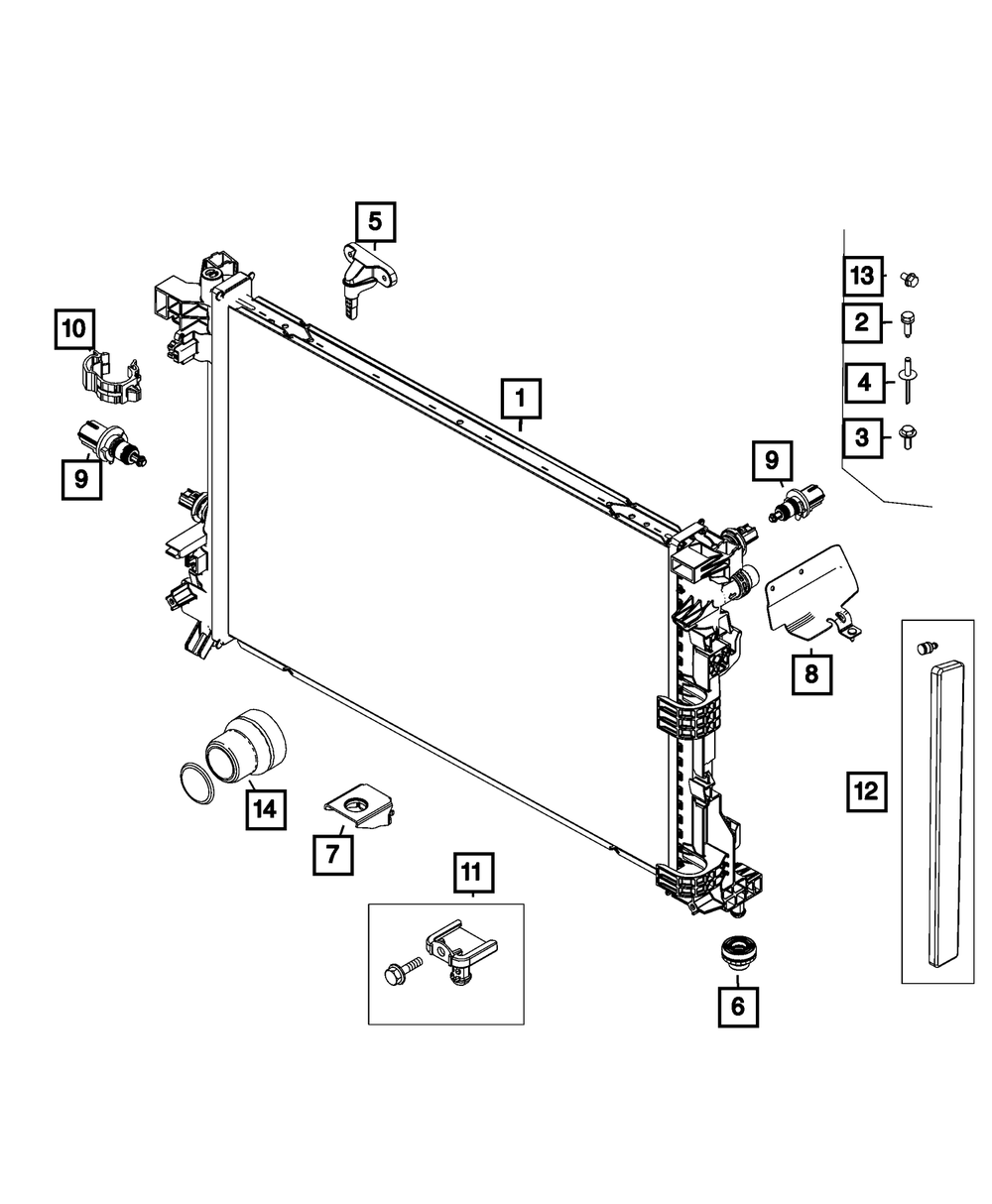 2024 Fiat 500E Radiator Draincock 68655086AA | Mopar eStore