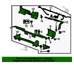 2007-2013 GM Bright Chrome Rear Bumper Impact Bar 22932803 GM ...