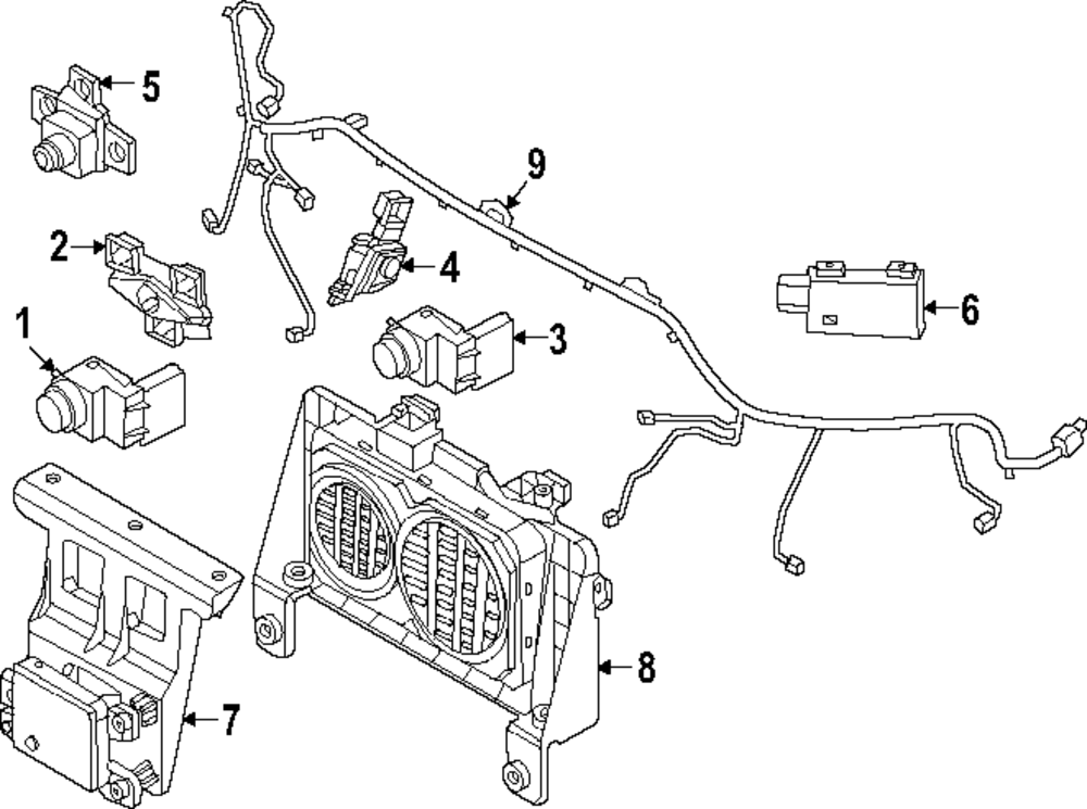 Genuine Auto Park Sensor for 2023-2025 Genesis GV60 | Part# 99310-CU800 ...