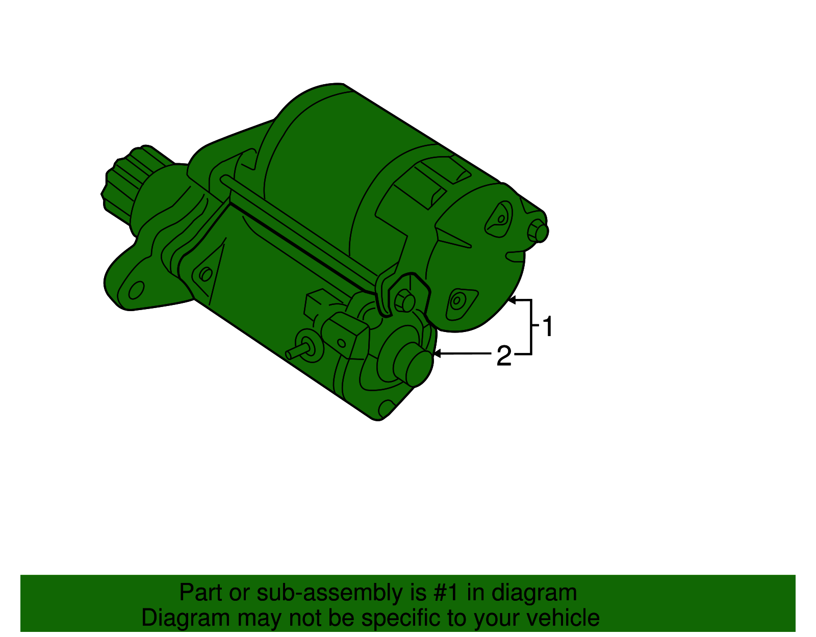 Genuine Toyota Starter part# 28100-20020-84 for 2004-2010 Toyota ...