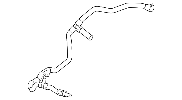 Ford DV6Z-8075-A - Overflow Hose - 2014-2020 Ford Transit Connect | OEM ...