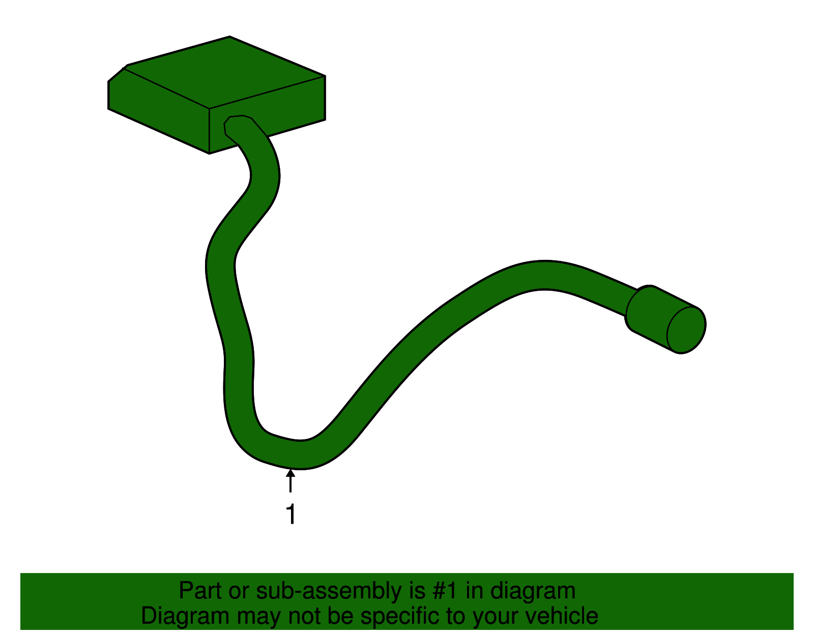 7B0-035-507-A - GPS Navigation System Antenna 2011-2014 Volkswagen ...