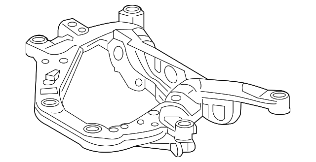 2019-2023 Toyota Cross-Member 51206-42080 | Toyota Parts