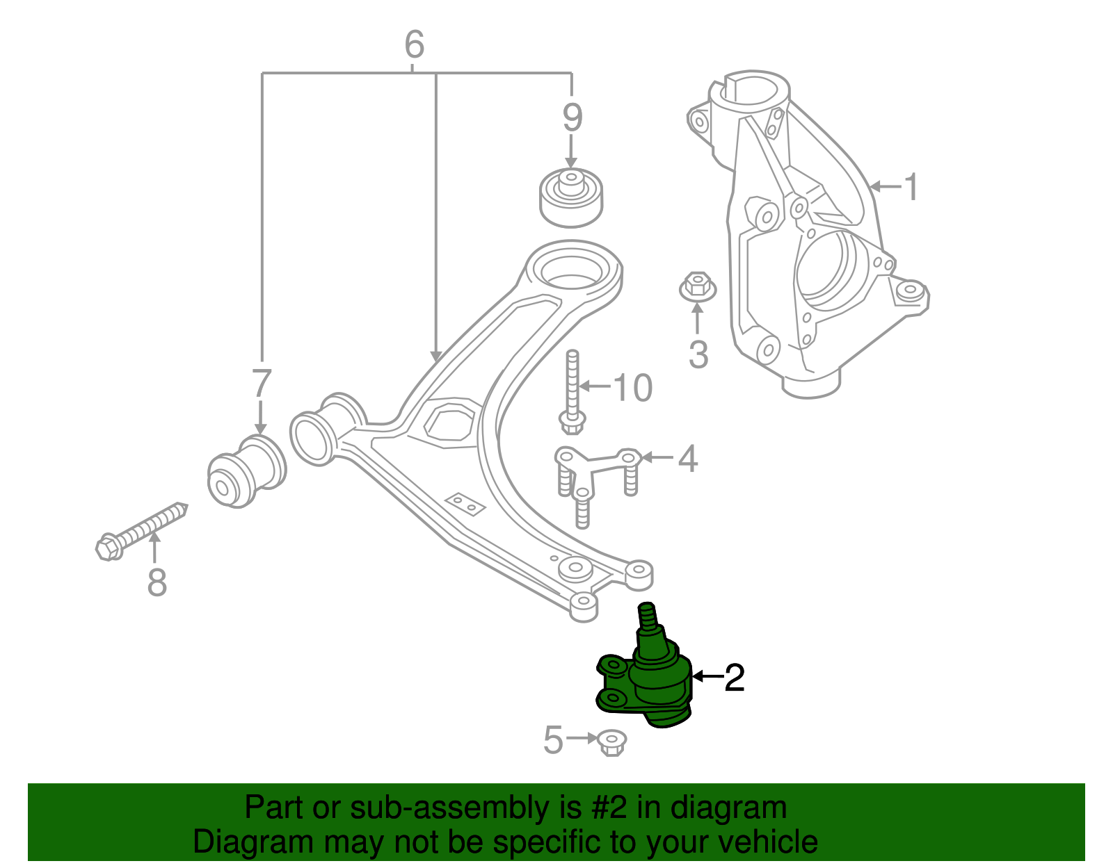 2008-2023 Audi Ball Joint 8J0-407-366 | OEM Parts Online