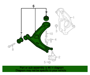 2016 Audi Suspension Control Arm 8S0-407-151-B | Audi USA Parts