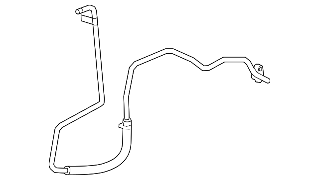 2018-2021 GM Automatic Transmission Fluid Cooler Outlet Line 84335376 ...