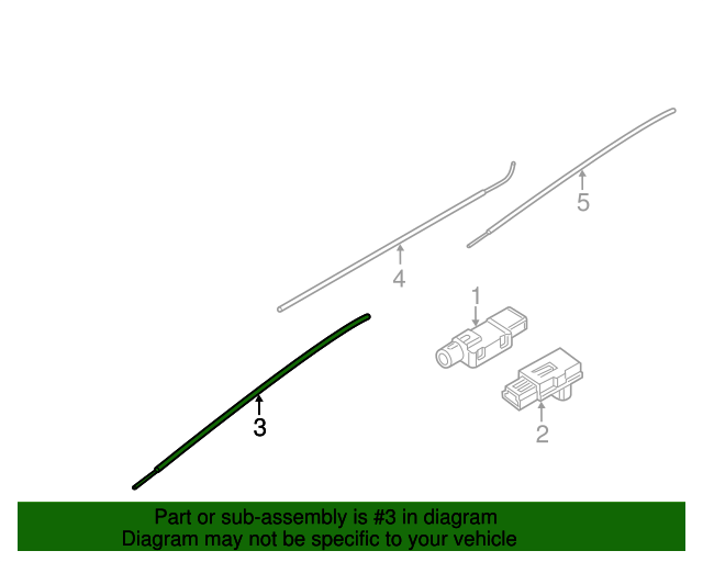 2010-2017 BMW Cable 63-31-9-199-790 | OEM Parts Online