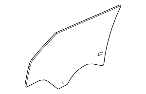 2019-2023 Cadillac XT4 Rear Passenger Side Door Window 84749628 GM ...