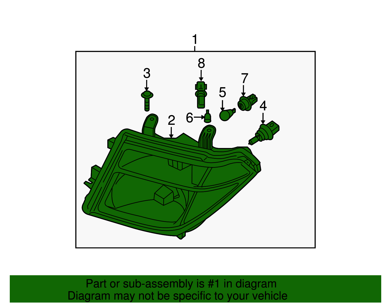 2009-2021 Nissan Frontier Composite Assembly 26010-ZL40B | My Nissan Part