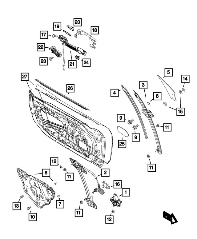 MOPAR WINDOW REGULATOR MOTOR - 68315378AA - 68315378AA | Mopar Online Parts