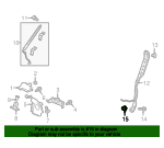 90656-SJK-J01 - Grommet Screw (4MM) - 2011-2021 Honda | Honda Car Parts ...