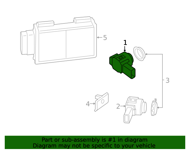66209826993 - 2019-2020 BMW Z4 Park Sensor (66-20-9-826-993) | BMW of ...