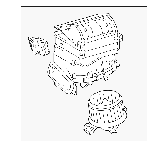 87130-47130 - Blower Assembly - 2010-2015 Toyota | OEM Genuine Toyota Parts