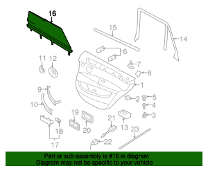 51359122654 - 2008-2014 BMW X6 Sunshade (51-35-9-122-654) | BMW of ...