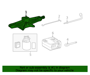2020-2024 Toyota Corolla Jack Assembly 09111-02130 | Sparks Parts