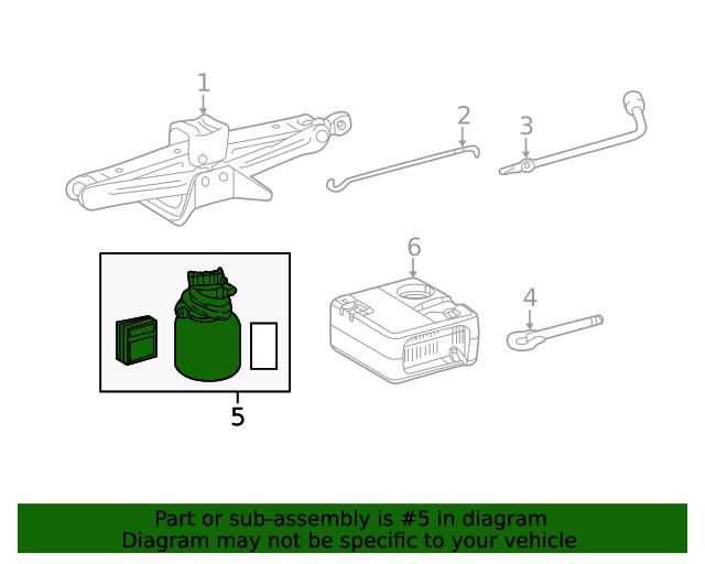 42606-12020 - Repair Kit, Tubeless Tire - 2020-2022 Toyota Corolla ...