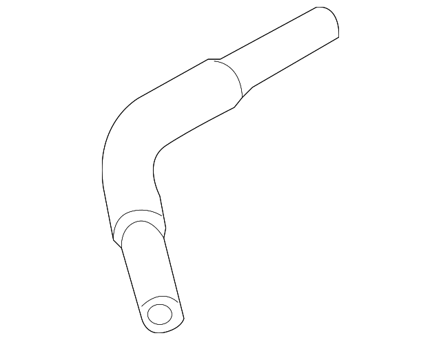 2004-2010 GM Turbocharger Coolant Return Hose 97354884 | GMPartsDirect.com