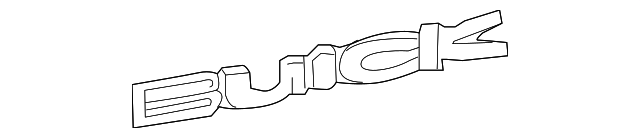 84113645 - Liftgate Divider Name Plate 2018-2019 Buick Enclave ...