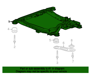 23139106 GM Engine Cradle | GM Parts Store