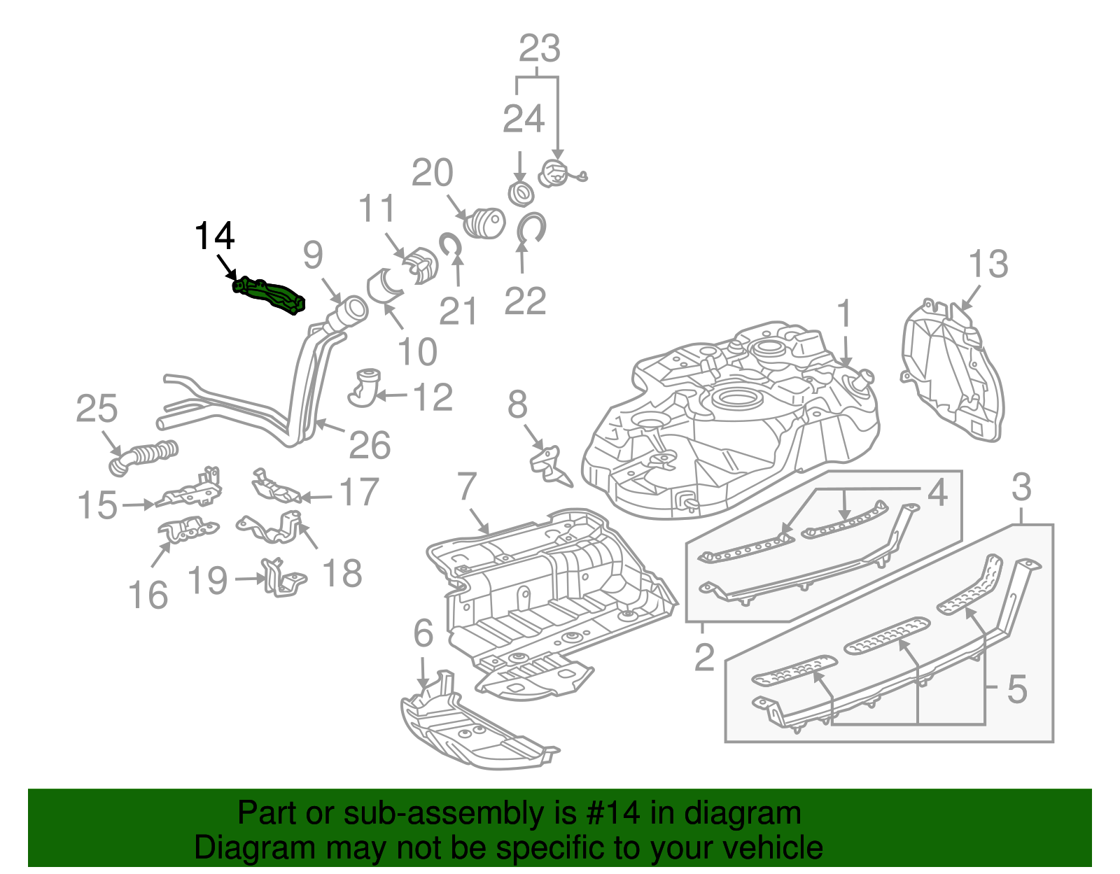 77292-0E020 - Fuel Tank Shield 2004-2009 Lexus | AutoNation Parts