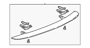71700-TBJ-A01ZD - SPOILER ASSY., TRUNK *NH788P*(WHITE ORCHID PEARL ...