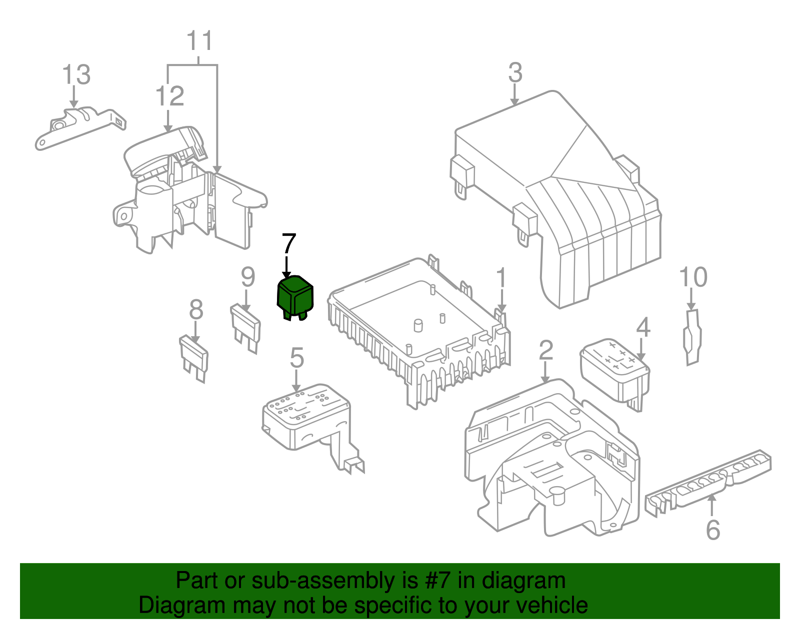 1995-2017 Volkswagen Fuel Pump Relay 191-906-383-C | OEM VW Parts Haus
