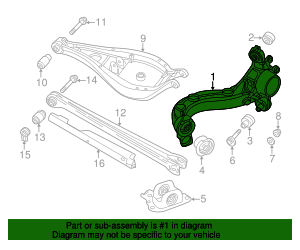 Genuine BMW 33-32-6-774-775 | Trailing Arm | FREE Shipping on Most ...