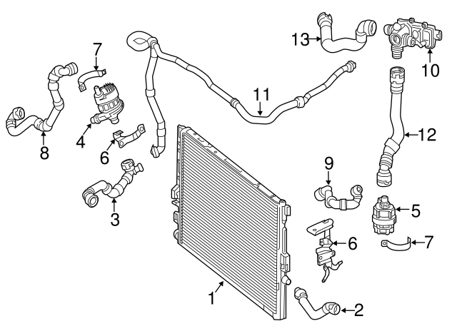 213-622-13-00 - Auxiliary Pump Bracket 2018-2021 Mercedes-Benz ...