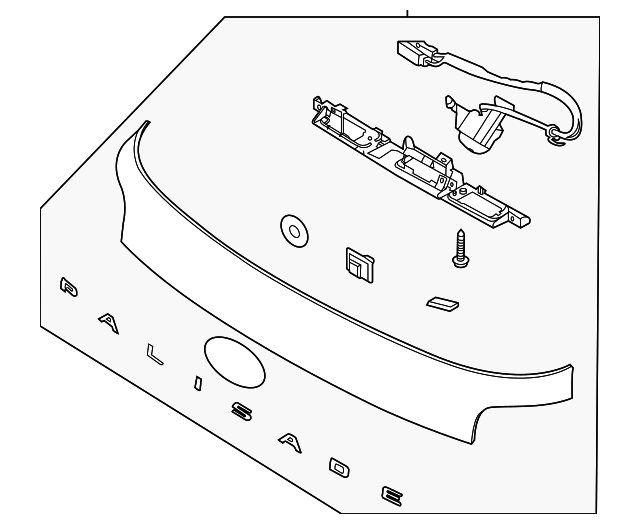2020-2021 Hyundai Palisade Finish Molding 87310-S8020 | OEM Parts Online