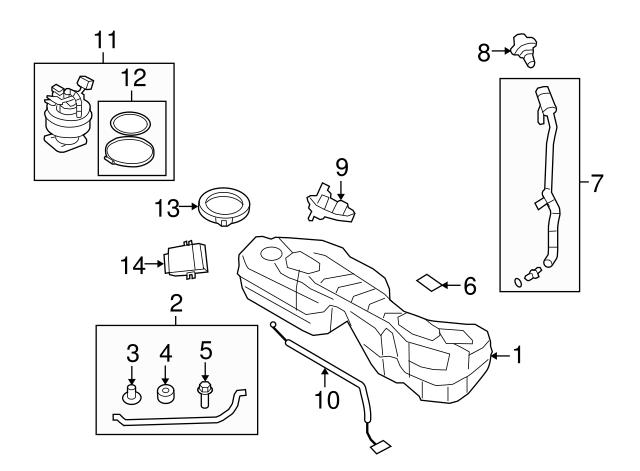 16147194207 - 2007-2013 BMW Fuel Pump Delivery Unit, Right (16-14-7-194 ...