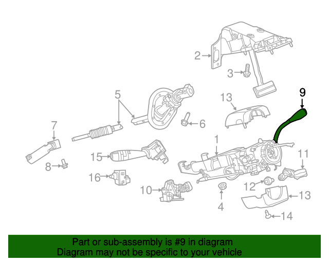 2009-2021 Mopar Lever 5057509AD | TascaParts.com