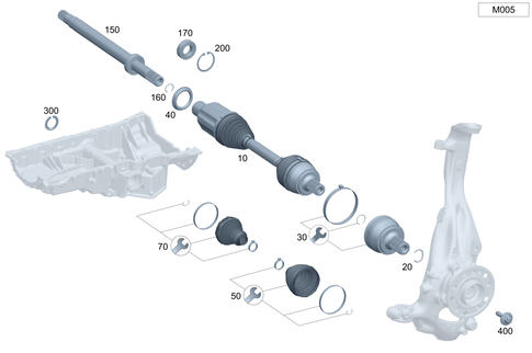 Front Axle Shaft for 2024 Mercedes-Benz GLC 300 | Mercedes-Benz USA Parts