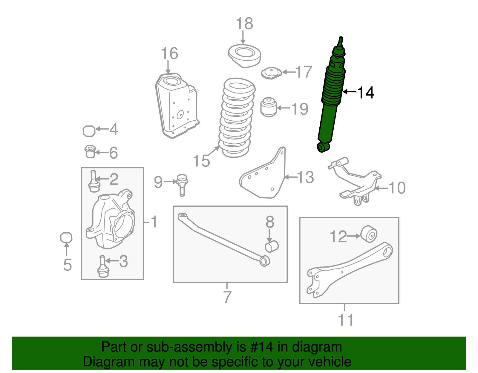 2011-2016 Ford Shock Absorber Assembly ASH-12159 | Retail Performance ...