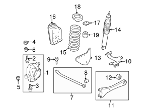 HC3Z-3A089-A - Upper Bracket Mount Plate - 2008-2020 Ford | Eastgate ...