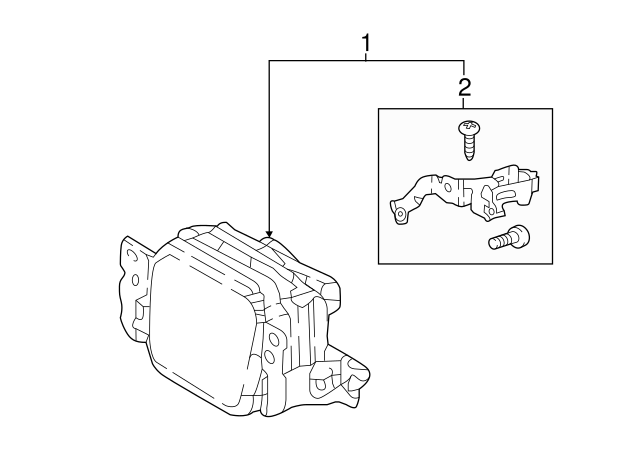 881M0-0W011 - Cruise Control Distance Sensor 2022-2023 Lexus LS500h ...