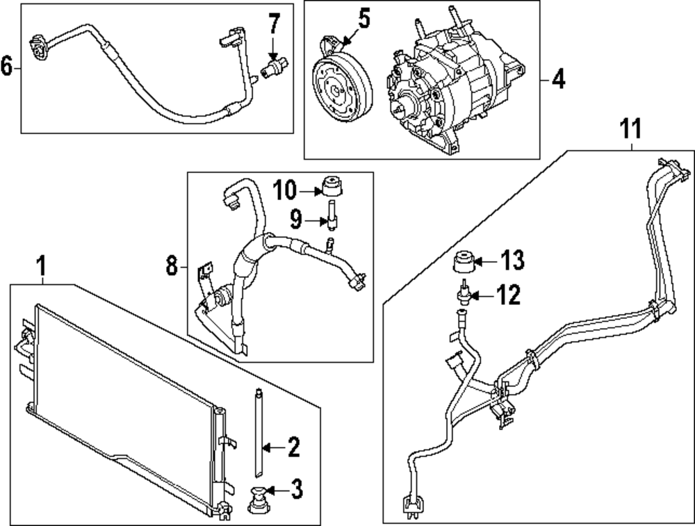 Genuine OEM Ford Part - Liquid Line MB3Z-19835-M | Genuine OEM Ford ...