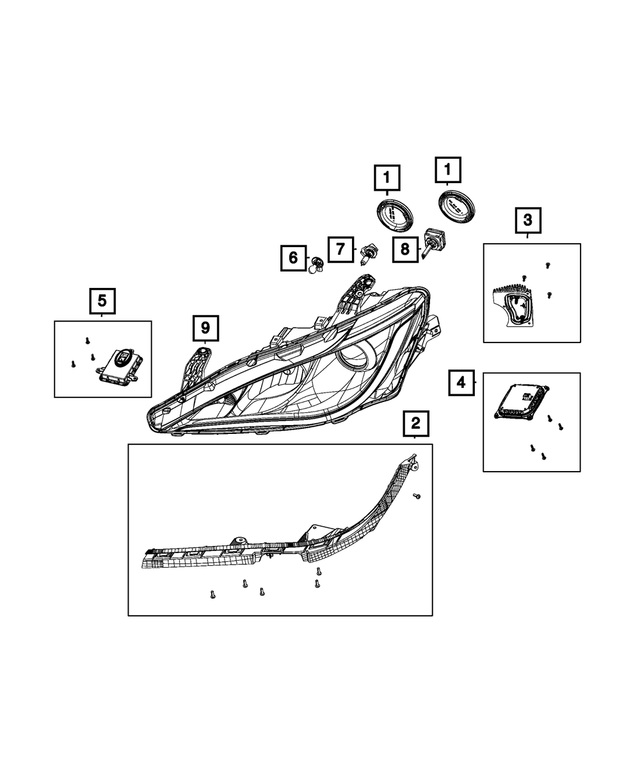 2011-2023 Mopar OEM NEW Mopar 2018 - 2020 Jeep Dodge Chrysler 4-Door ...