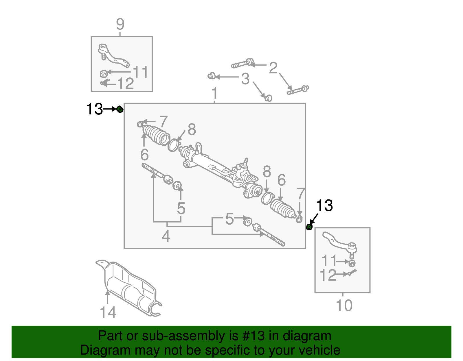 Genuine Toyota Outer Tie Rod Lock Nut part# 90080-17075 for 2001-2013 ...