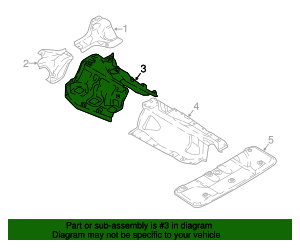 80A-803-979-H - Floor Pan Heat Shield 2018-2024 Audi | AutoNationParts.com