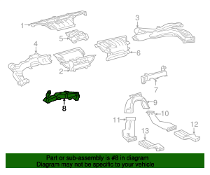 87211-47190 - 2016-2024 Toyota - Heat Duct | Nucar Toyota Parts