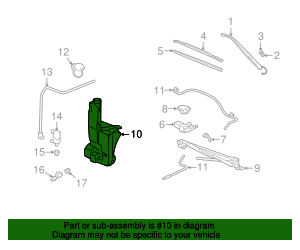 12487671 - OEM GM Washer Reservoir | GMPartsCenter.net | GM Parts Center