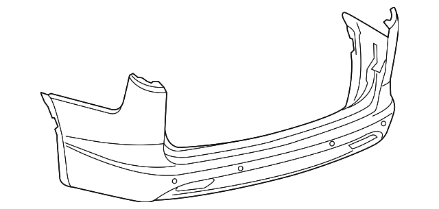 2017-2020 Chrysler Rear Fascia 68312623AB | TascaParts.com