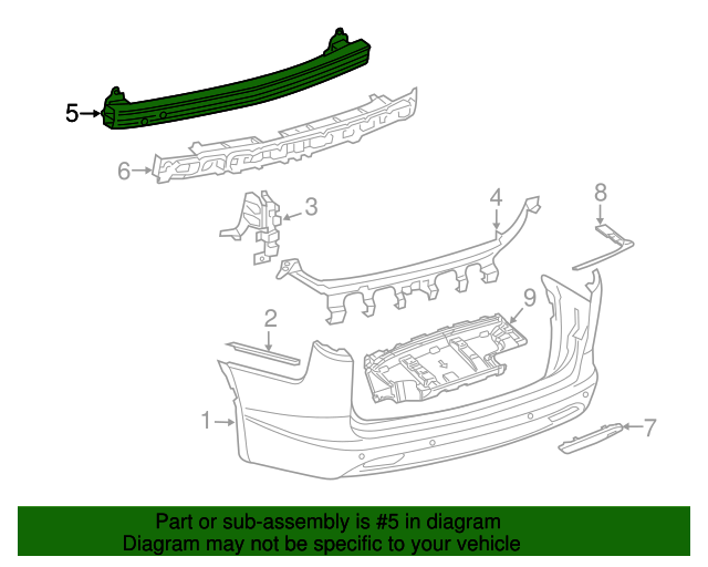 2017-2023 Chrysler Reinforce 68227673AB | TascaParts.com